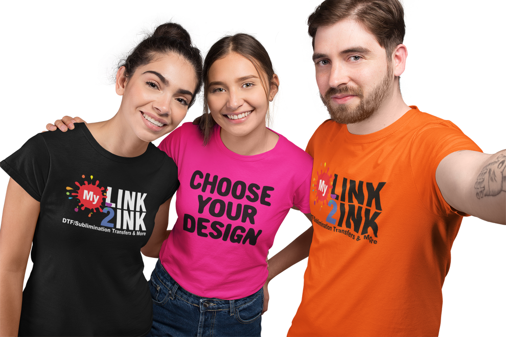 Custom Printed Crewneck T-Shirt – MyLink2Ink
